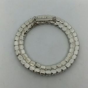 Jewelry | Silvertone Red Gem Hoop Brooch | Poshmark